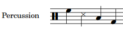 Percussion kit presentation types