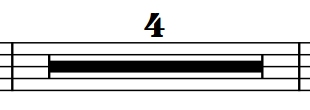 Multi-bar rests